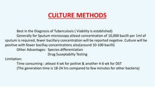 Diagnosis of tuberculosis | PPT