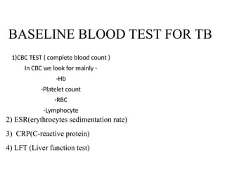 Diagnosis of Tuberculosis( General medicine) | PPTX