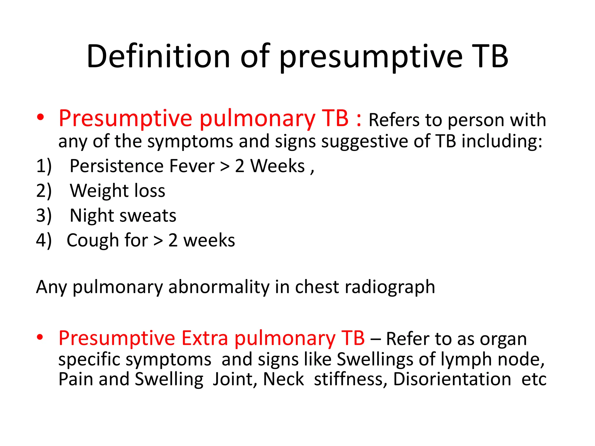DIAGNOSIS OF TUBERCULOSIS, NEWER TECHNIQUES, TST.pptx