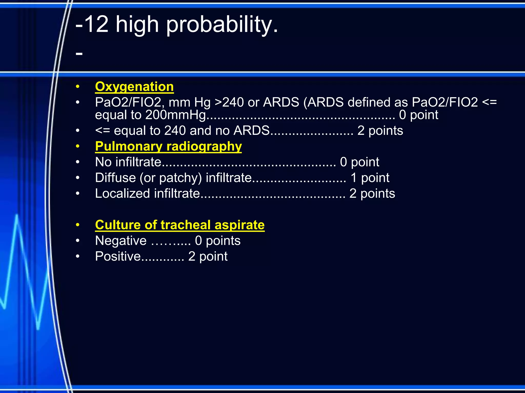 Diagnosis of ventilator associated pneumonia | PDF