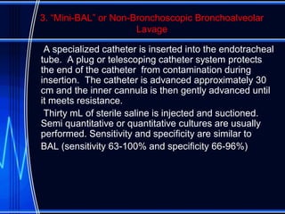 Diagnosis of ventilator associated pneumonia | PDF