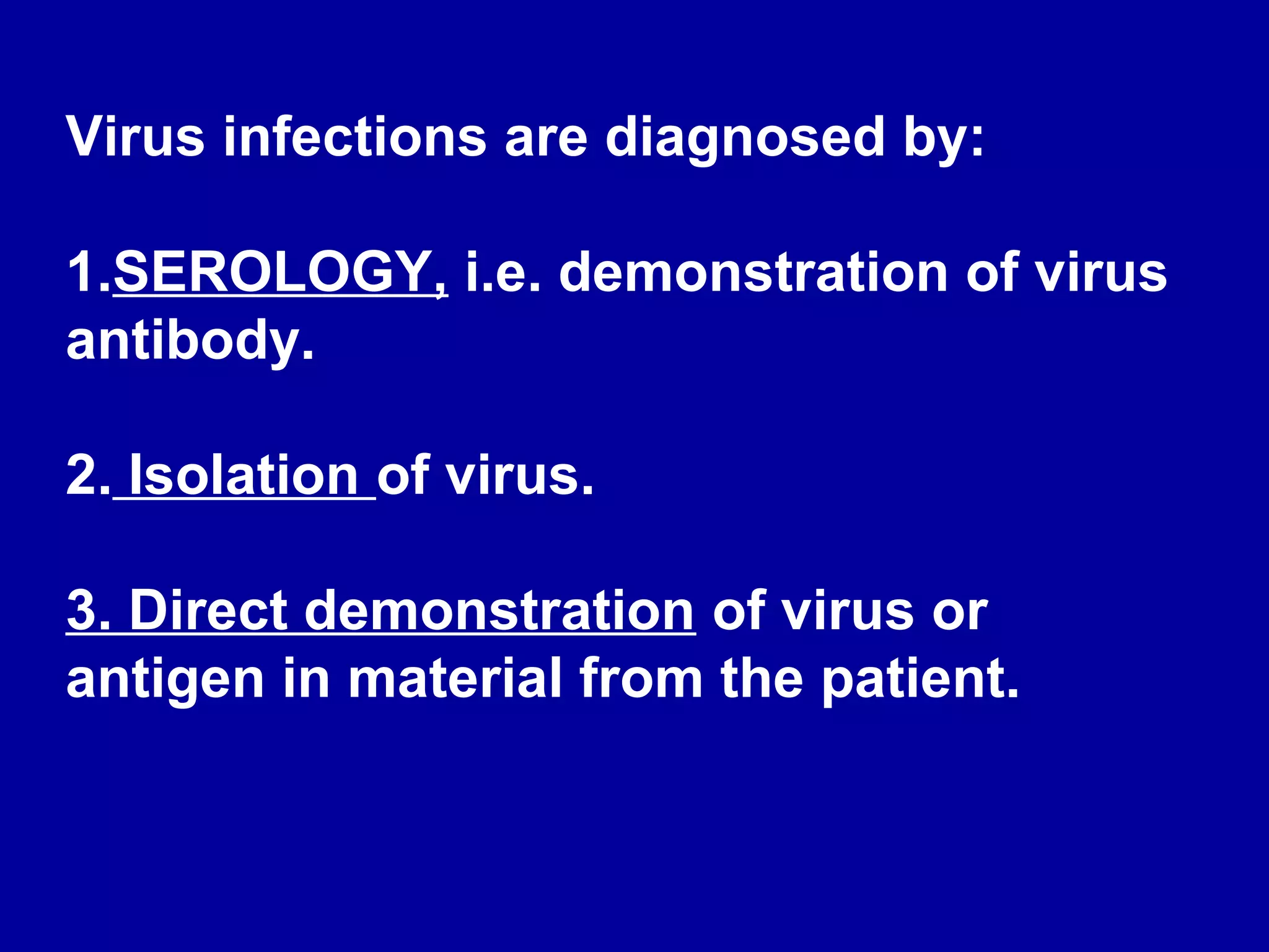 Diagnosis of viral disease | PPT