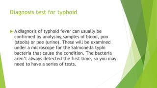 Diagnosis test for diseases | PPTX