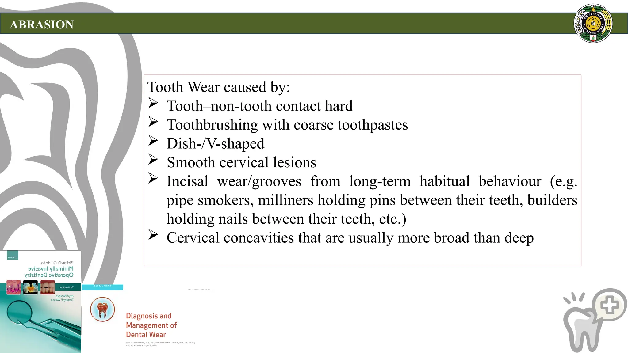 DIAGNOSIS TOOTH WEAR chemical and physical | PPTX
