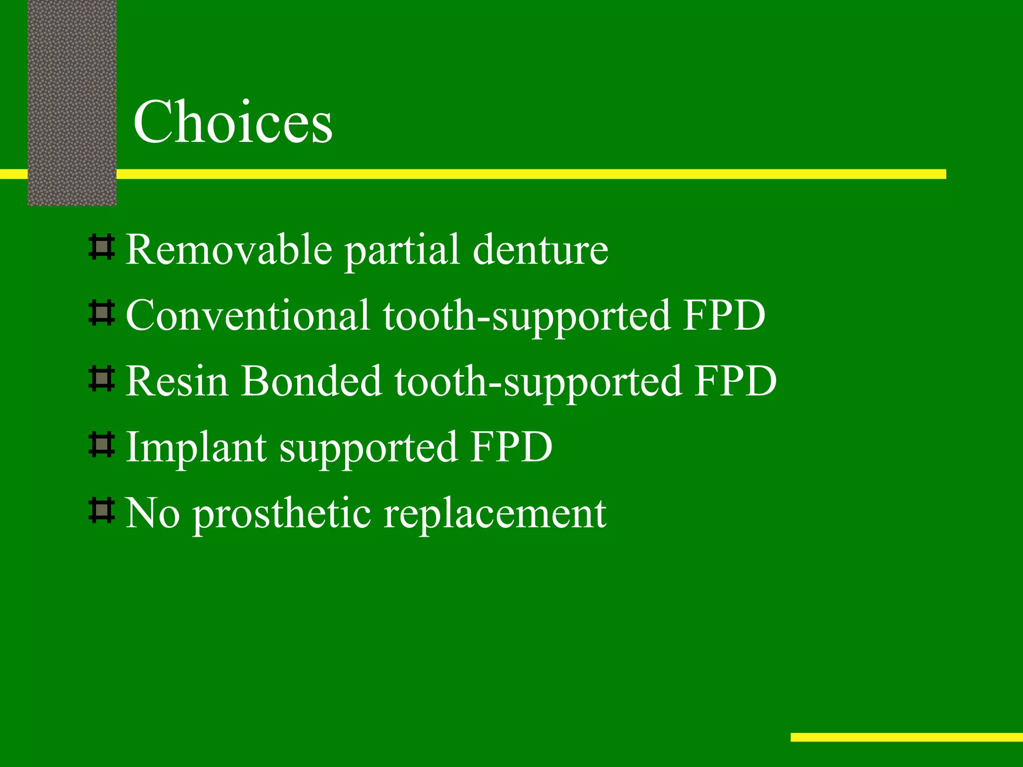 Diagnosis&Treatment Planningin Fpd | PPT