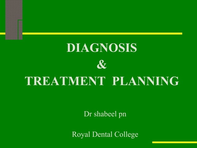 Diagnosis&Treatment Planningin Fpd | PPT