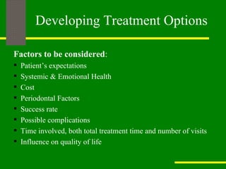 Diagnosis&Treatment Planningin Fpd | PPT