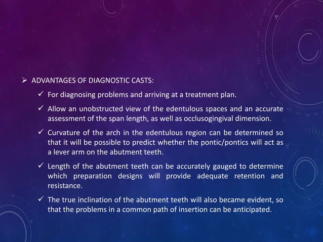 Diagnosis & Treatment Planning in FPD | PPTX