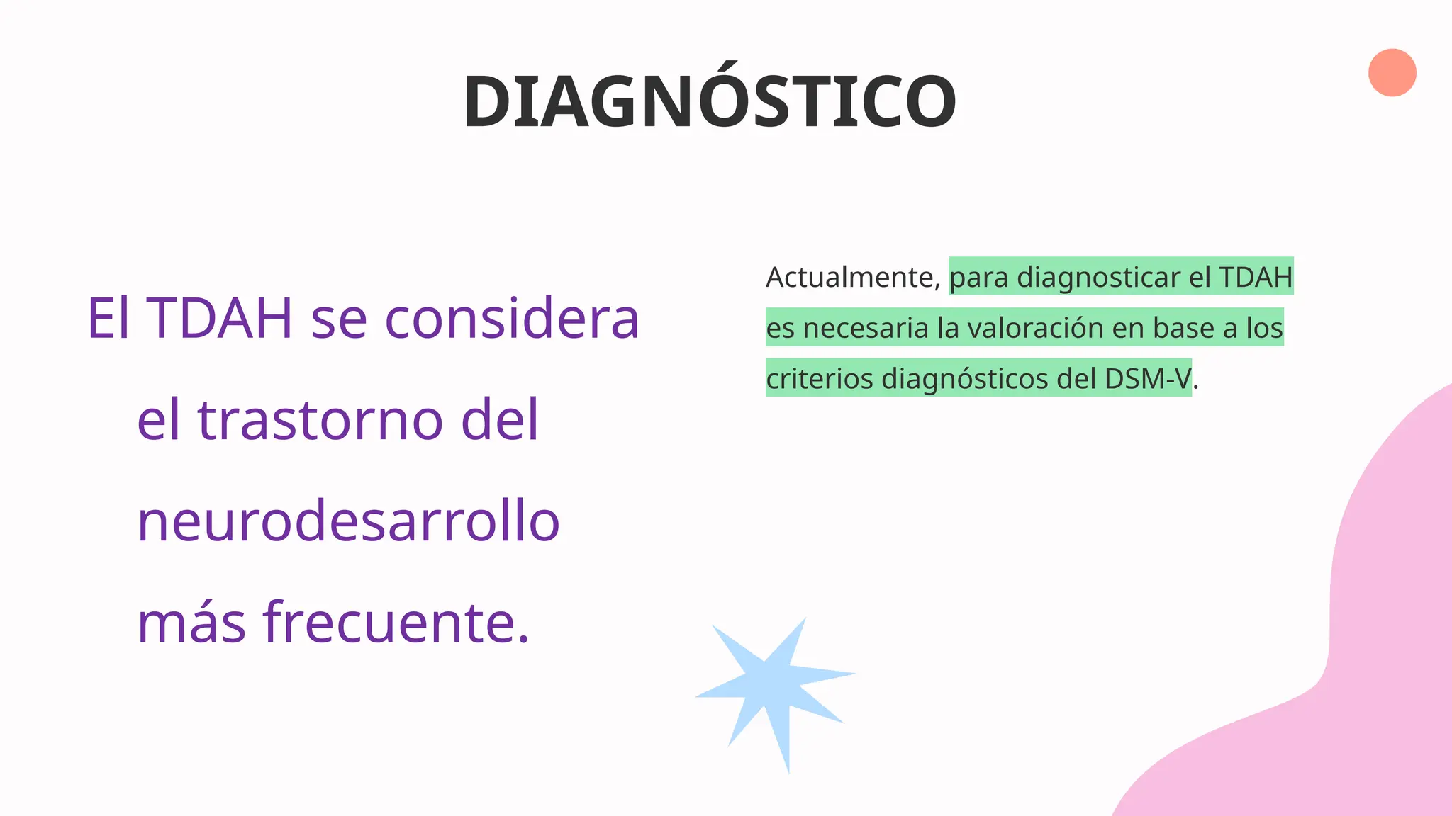 Que es el TDAH, causas, signos y tratamiento | PPT