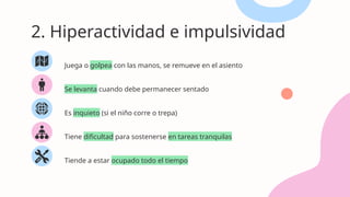 Que es el TDAH, causas, signos y tratamiento | PPTX