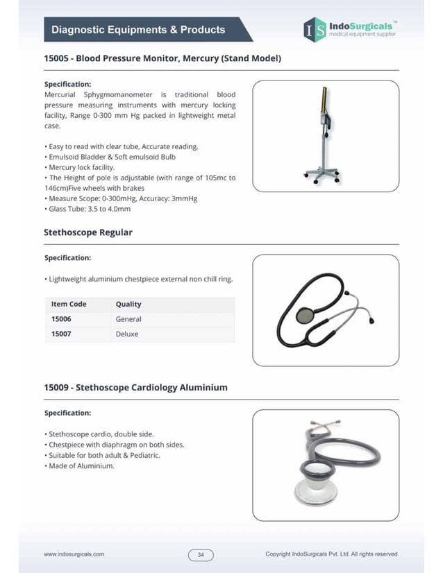 Diagnostic Equipments & Products | PDF
