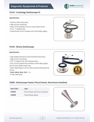 Diagnostic Equipments & Products | PDF