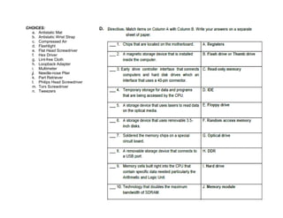 Diagnostic-Test-ICT-7-8. for grades 7-8. | DOCX