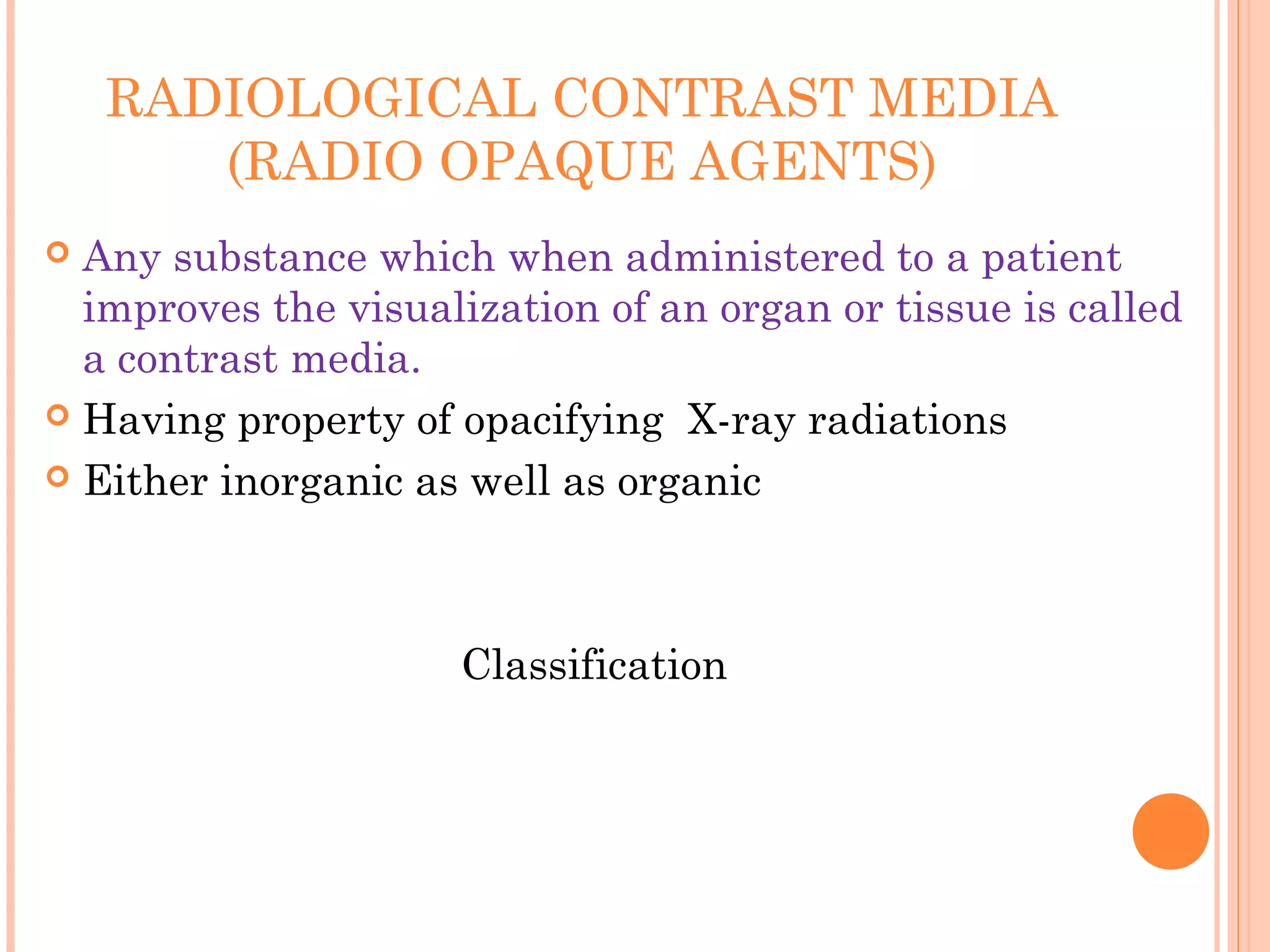 Diagnostic agents | PPT