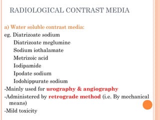 Diagnostic agents | PPT