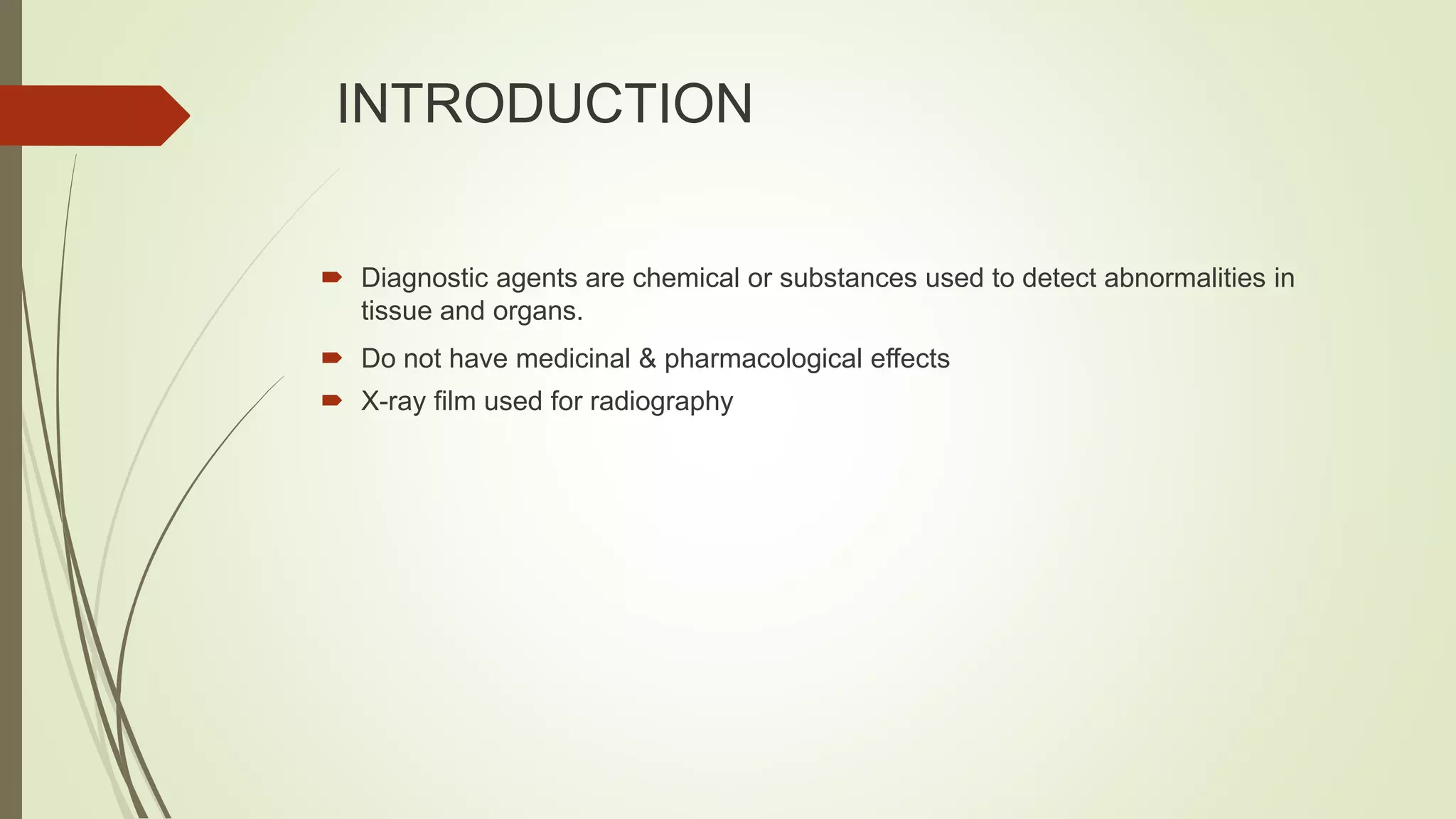Diagnostic agents(D. pharmacy) | PPTX
