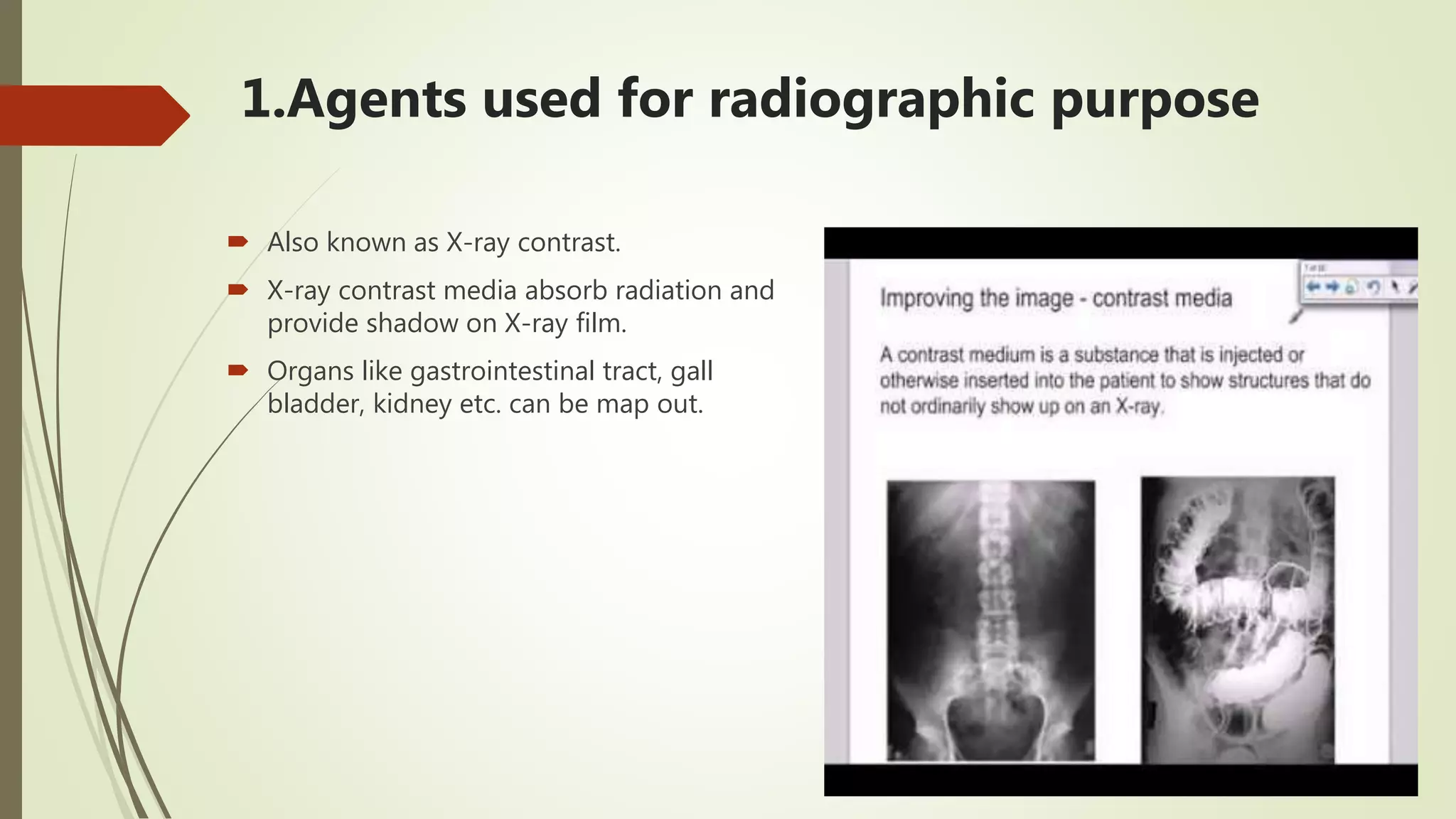 Diagnostic agents(D. pharmacy) | PPTX