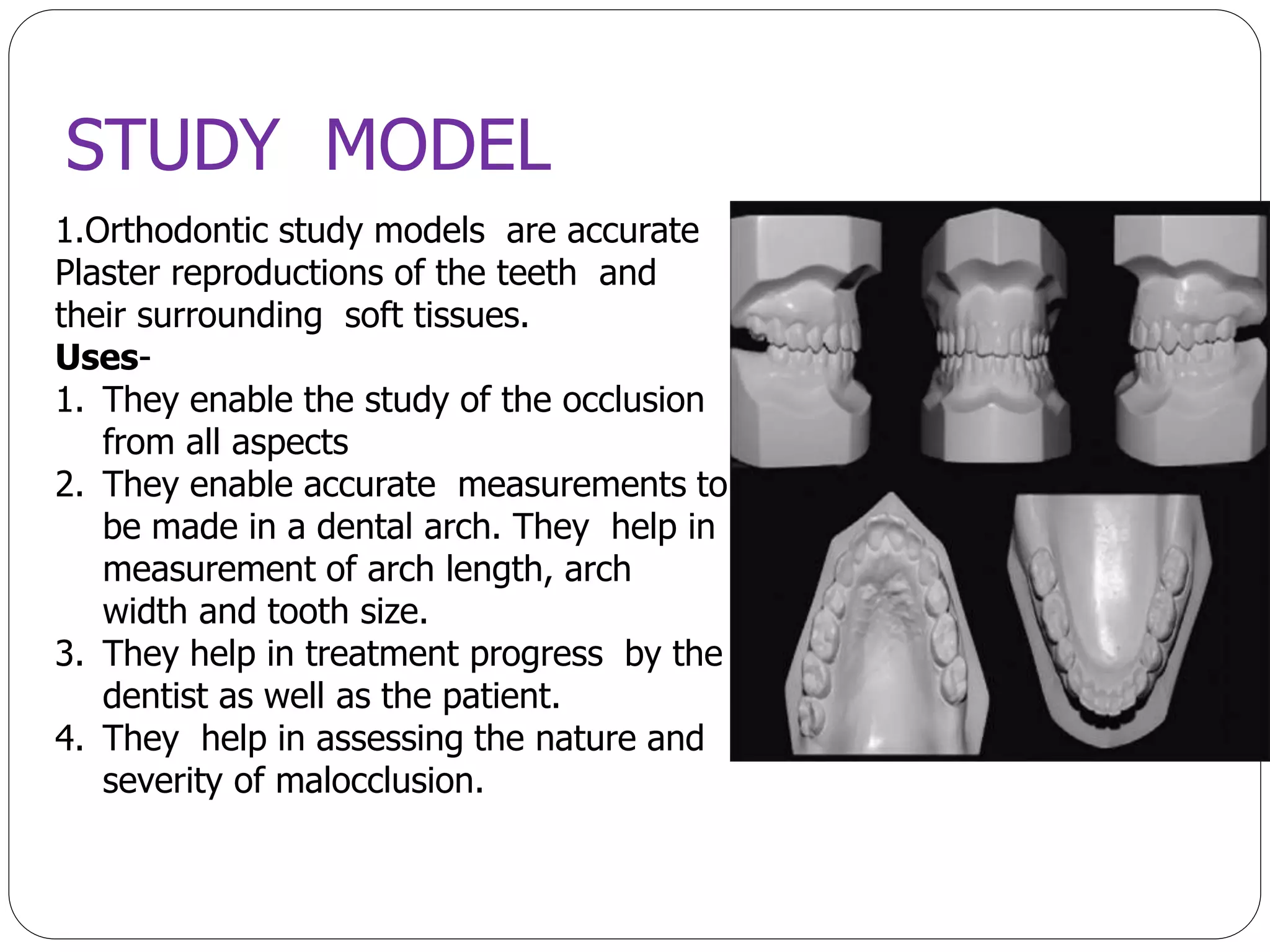 Diagnostic aids in orthodontics | PPTX