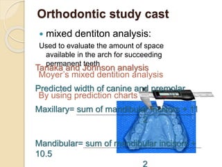Diagnostic aids in_orthodontics | PPTX