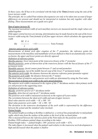 diagnostic aids part 2 study cast, cast analysis.docx | Dental Health ...