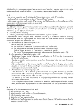diagnostic aids part 2 study cast, cast analysis.docx | Dental Health ...