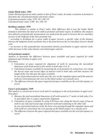 diagnostic aids part 2 study cast, cast analysis.docx | Dental Health ...