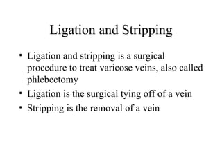 Diagnostic and surgical procedures for the treatment of | PPT
