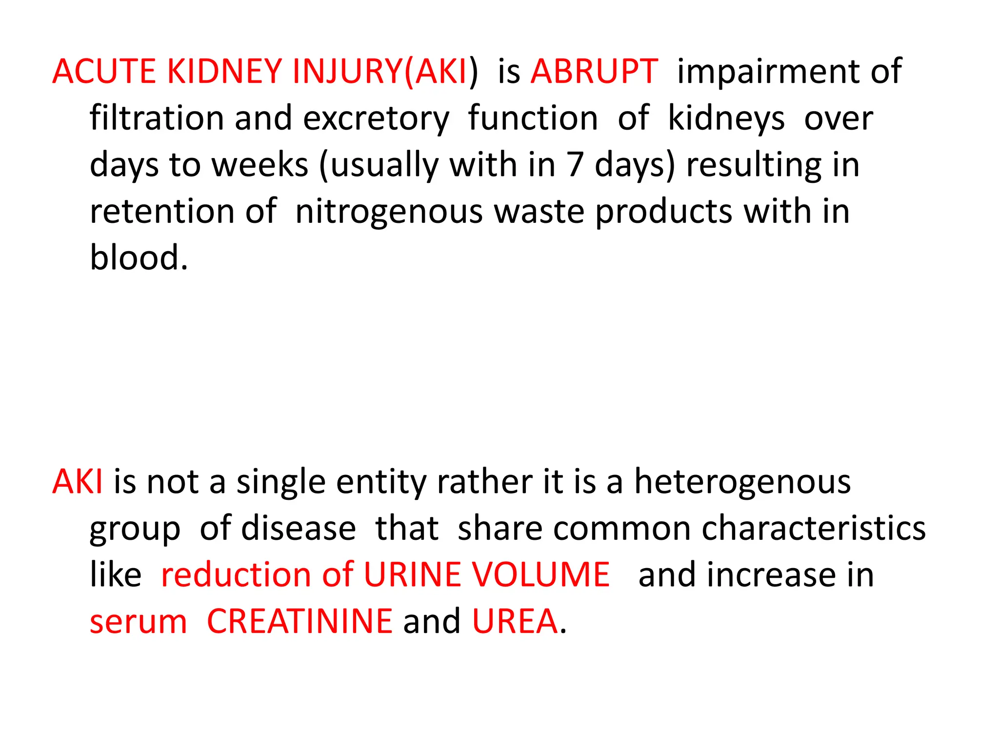 DIAGNOSTIC APPROACH AND MANAGEMENT OF ACUTE KIDNEY INJURY - Copy.pptx
