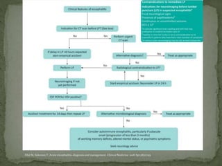 Diagnostic Approach of Encephalitis | PPT