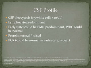Diagnostic Approach of Encephalitis | PPT