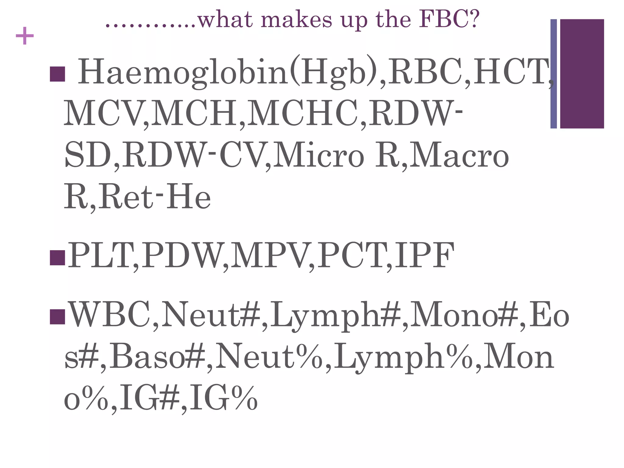 The diagnostic approach to fbc.ppt