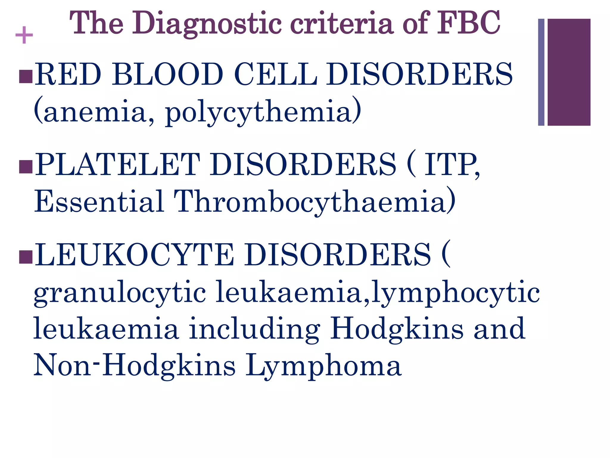 The diagnostic approach to fbc.ppt