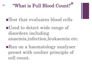 The diagnostic approach to fbc.ppt