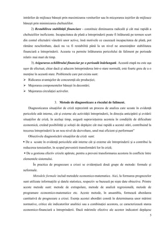 Diagnosticarea situațiilor de criză in afaceri | DOC