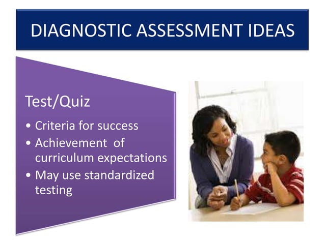 Diagnostic assessment report pptshow | PPSX | Educational Assessment | Education