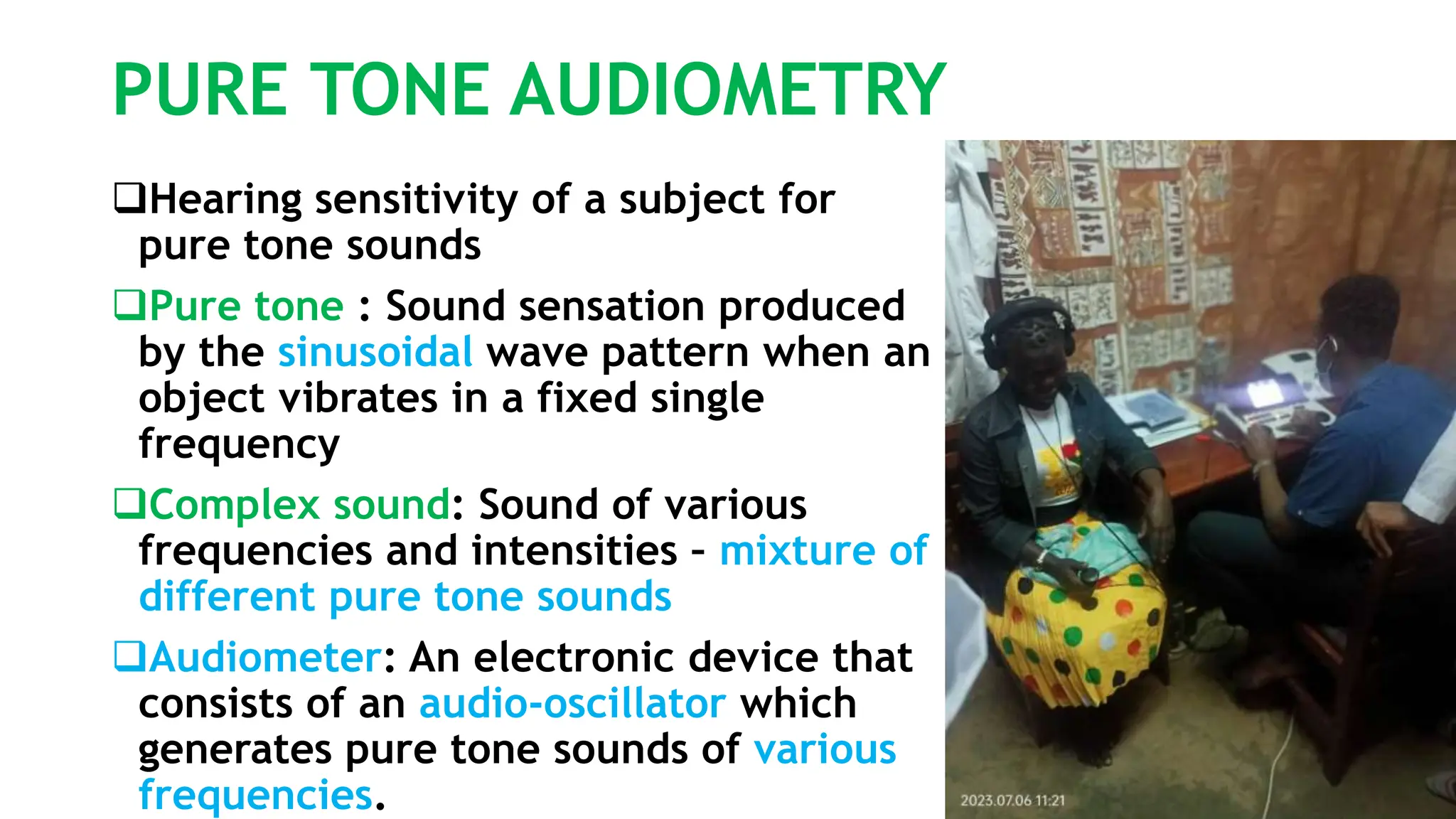 diagnostic audiology, audiometry, tympanometry and OAE.pptx