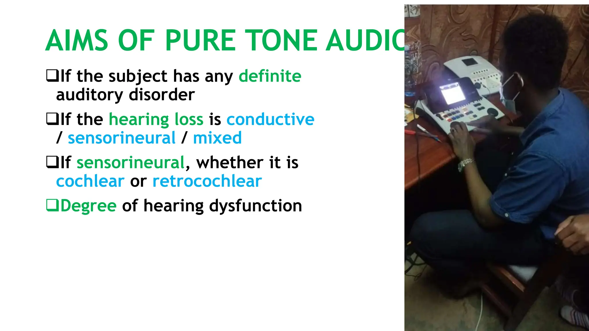 diagnostic audiology, audiometry, tympanometry and OAE.pptx