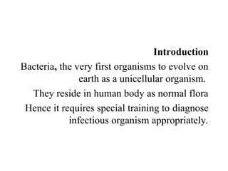 Diagnostic bacteriology and classes and bacterial sample collection.ppt