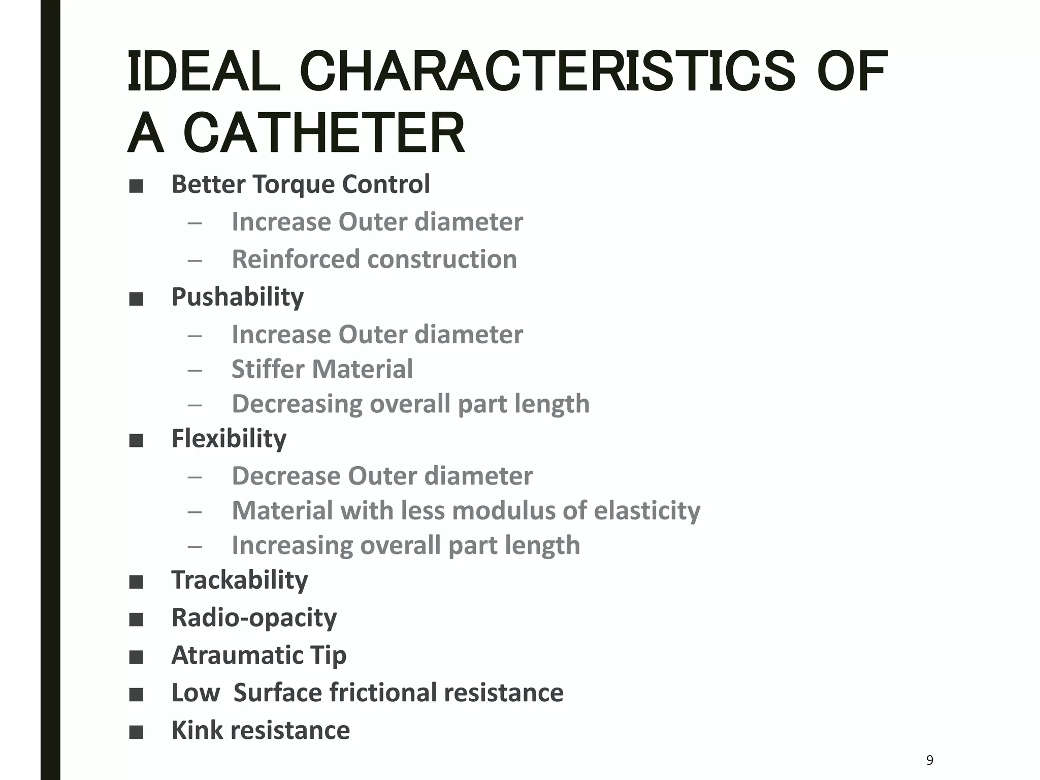 Diagnostic catheters for coronary angiography | PPTX
