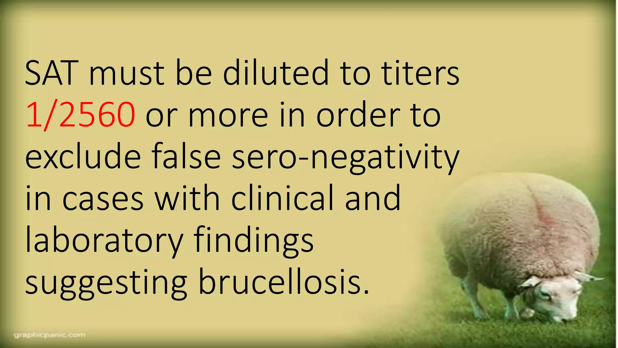 Diagnosis of brucellosis | PPTX