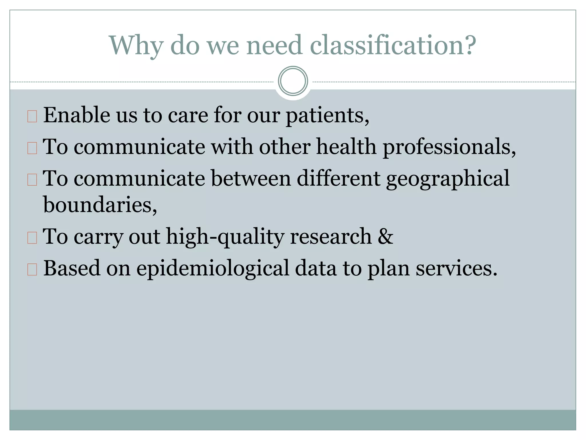Classification of Psychiatric disorders | PPTX