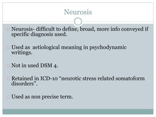 Classification of Psychiatric disorders | PPTX