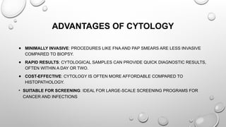 DIAGNOSTIC CYTOLOGY BY Dr.POOJA.pptx for pathology postgraduates | PPT