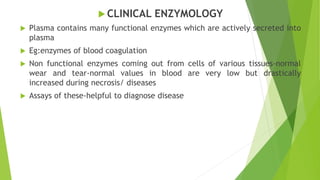 DIAGNOSTIC ENZYMES.pptx | Blood Disorders | Diseases and Conditions