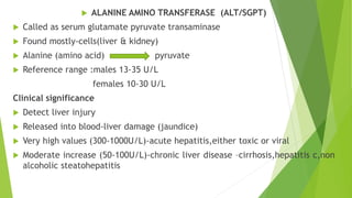 DIAGNOSTIC ENZYMES.pptx | Blood Disorders | Diseases and Conditions