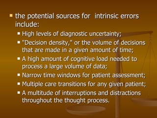 Diagnostic error | PPT