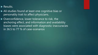 diagnostic errors in managing cases.pptx | Mental Health | Diseases and ...