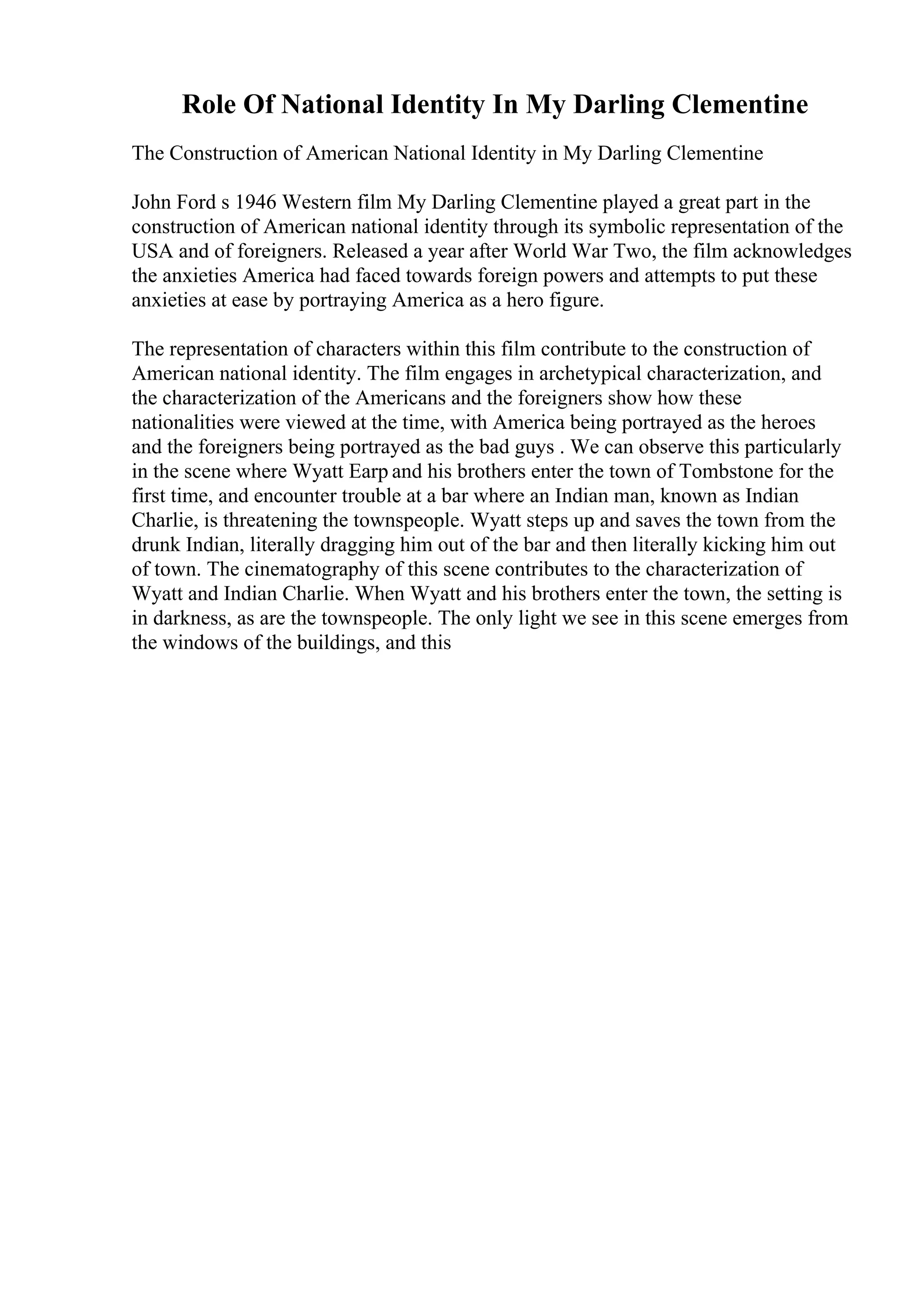 Diagnostic Essay Example | PDF