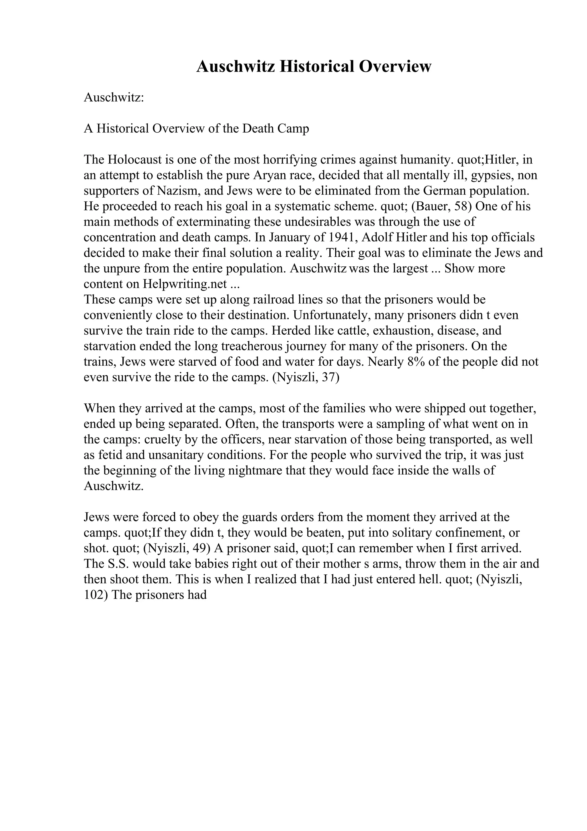 Diagnostic Essay Example | PDF