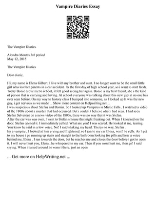 Diagnostic Essay Example Free Essay Example | PDF